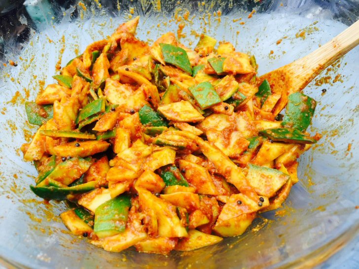 Pickled achar mangoes – Taste of Mauritius