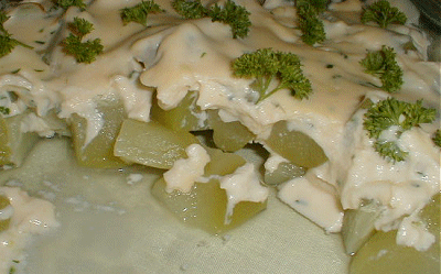 Sauce blanche chou chou (chokoes in white sauce) – Taste of Mauritius