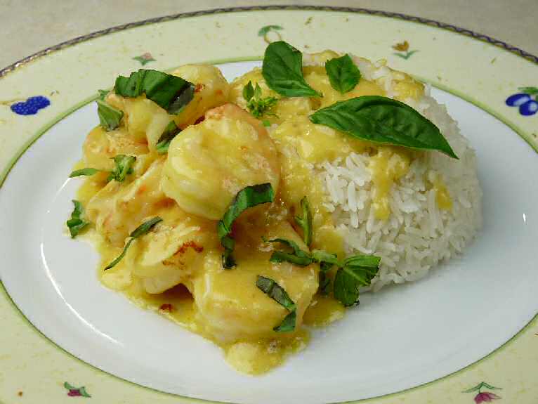 Garlic cream prawns – Taste of Mauritius